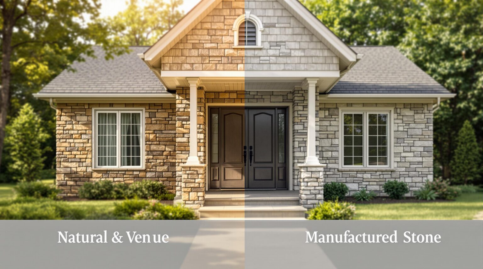Natural vs. Manufactured Stone Veneer for Maryland Homes - Pro Landscape