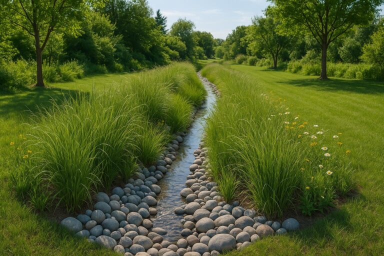 How to Build a Vegetative Swale - Pro Landscape