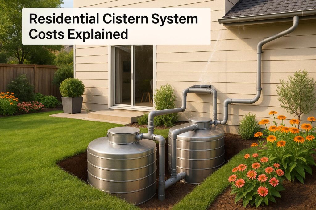 Residential Cistern System Costs Explained - Pro Landscape